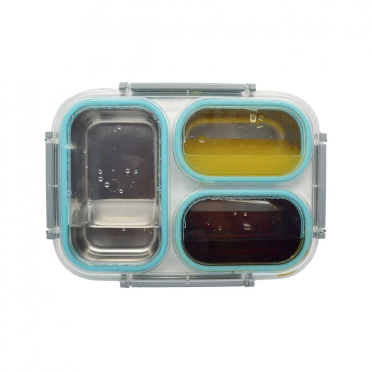 Multi-section food container, rectangular - behomestores.com